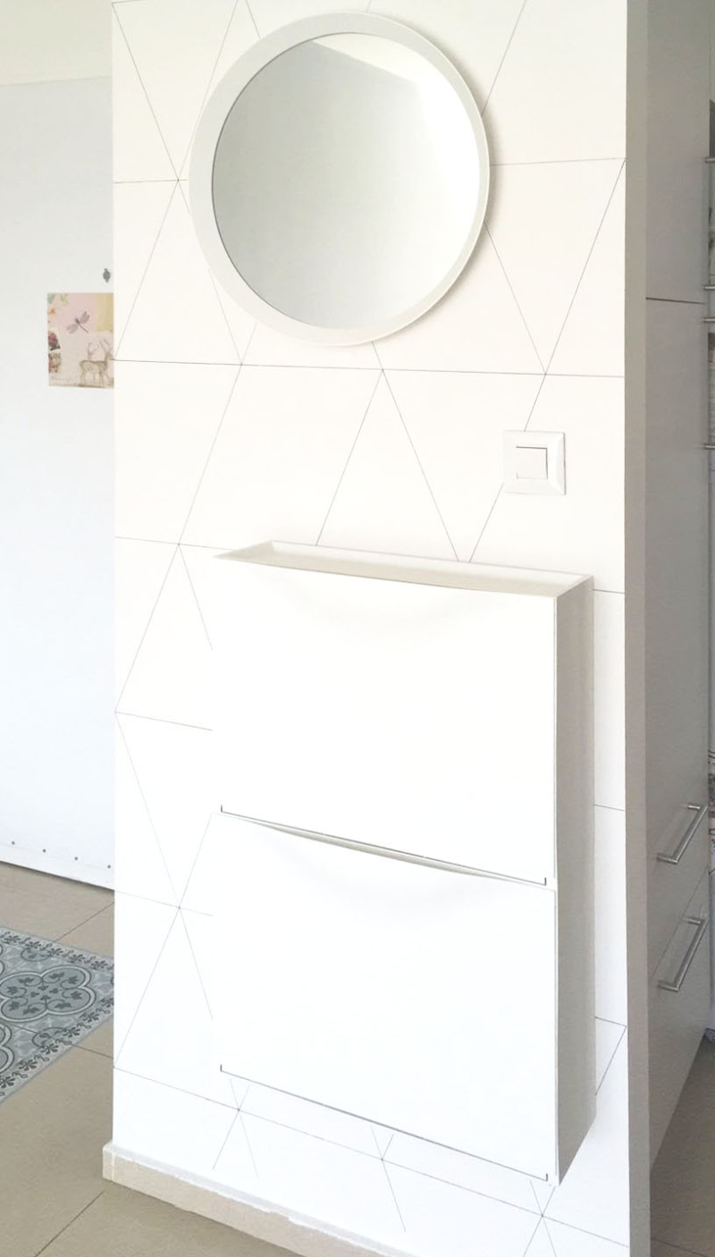 Marker Wallpaper- DIY Nordic marker wallpaper project - cheap and quick